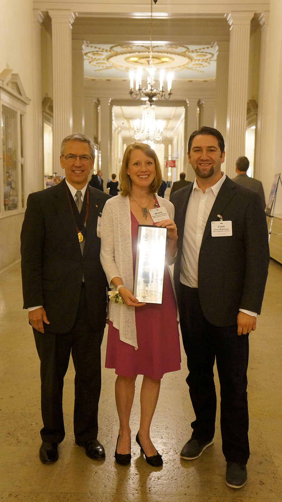Megan Receives Her Award - Mathison | Mathison Architects